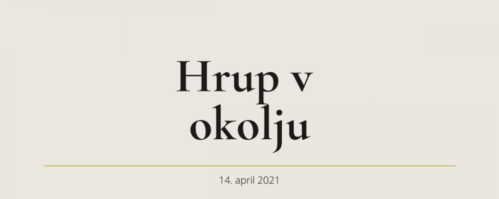 Hrup v urbanem okolju - NajZdravnik